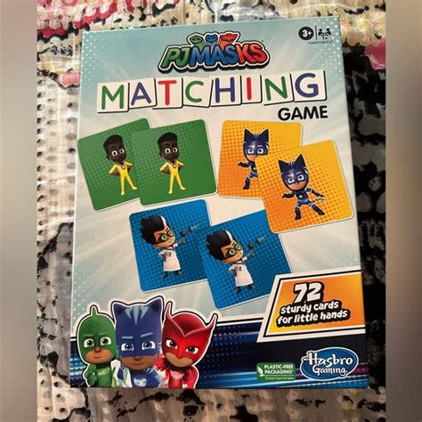 Hasbro Toys Nwt Pj Masks Memory Matching Game By Hasbro Poshmark