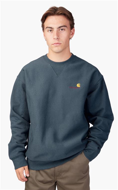 Carhartt WIP American Script Sweatshirt Ore Cultizm