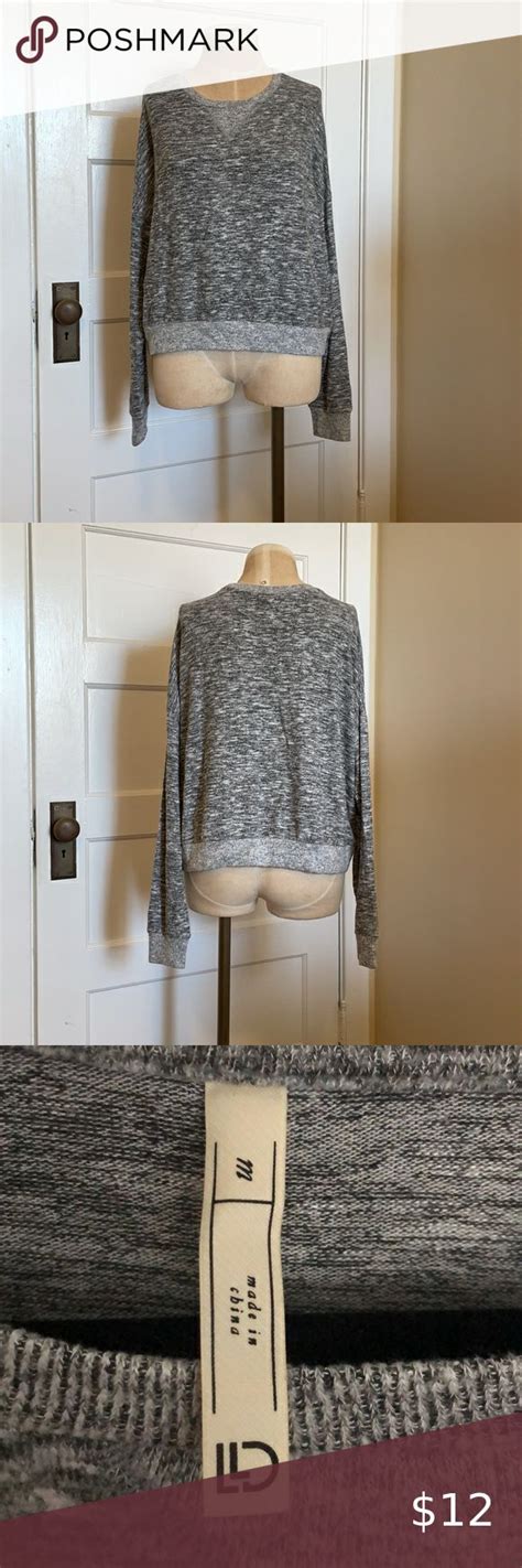 Copy Aeropostale Soft Gray Sweater Shirt Size Medium Grey Sweater