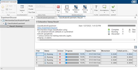 Use Experiment Manager In The Cloud With Matlab Deep Learning Container