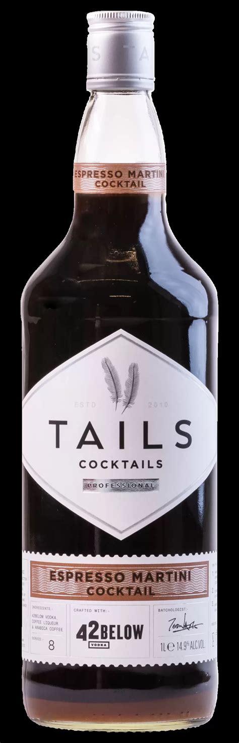 Tails Cocktails Espresso Martini Ltr Slijterij De Slijter Dranken