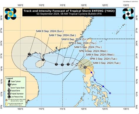 PAGASA Releases Latest Weather Update On Tropical Storm Enteng PhilNews