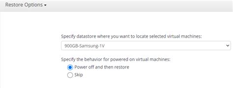 Restoring A VMware VM In MSP Managed Backup Service