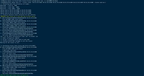 Docker 搭建redis 集群 傲语平生 博客园