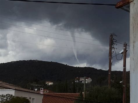 Tornade dans le Var le mars en début d après midi KERAUNOS Observatoire Français des
