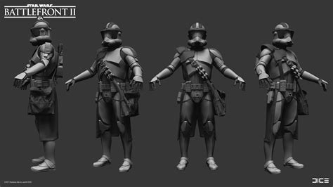 Artstation Star Wars Battlefront 2 Clone Trooper Heavy Class Björn