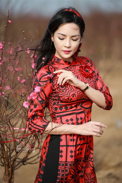 Hot Girl Dao Kéo Nam Định đẹp Lúng Liếng Với áo Dài Xuân