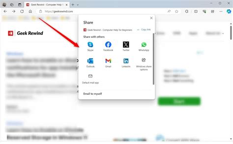How To Share Links In Microsoft Edge Easily Geek Rewind