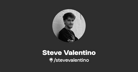 Steve Valentino Instagram Tiktok Linktree