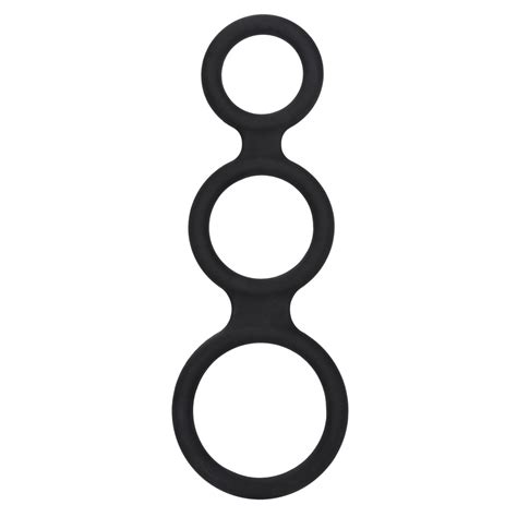 Maximiser Enhancer Silicone Triple Cock And Ball Ring Sex Toy Sexyland