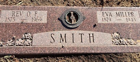 Rev Obie Franklin Smith 1875 1969 Mémorial Find A Grave
