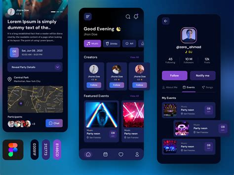 Event App UI Design Using Figma By Shahzad Iqbal On Dribbble