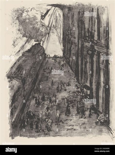La Gare Original Title On Object View Of A Station Print Print