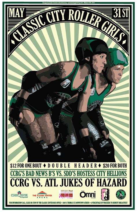 Classic City Rollergirls Doubleheader Preview Flagpole