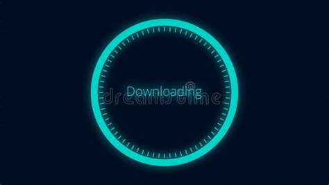 Infographics Circular Graph Animation Counting Loading Animation Stock
