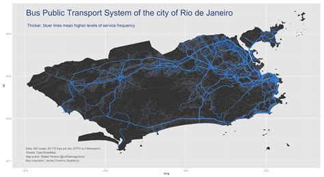 Urban Demographics Mapping The Transit System Of Rio With Gtfs Data