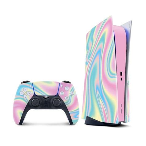 Opal Iridescent Ps5 Skin Sony Playstation 5 Controller Skin Pink