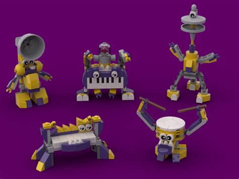 Lego Moc The Mixies Background By Chricki Rebrickable Build With Lego