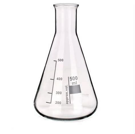 Shubham Enterprises Borosilicate Glass Conical Laboratory Flask