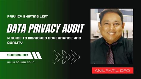 Anil Patil🛡️🎖️🏆 On Linkedin Data Privacy Audit A Guide To Improved Governance And Quality
