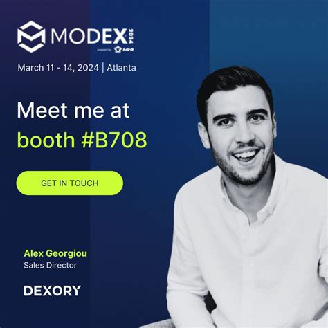 Alex Georgiou On Linkedin Looking Forward To Modex Next Week Visit Us