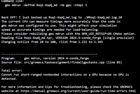 Gromacs Install With Conda But Can T Run On GPU User Discussions GROMACS Forums