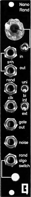 Qu Bit Nano Rand V Random Voltage Generator Eurorack Synth Reverb