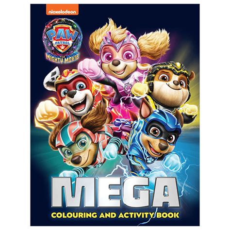 Tải Sách paw patrol the mighty movie mega colouring book PDF Miễn