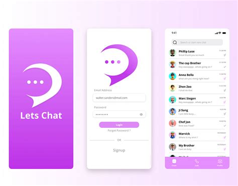 Chat App Ui Design By Aamir Rehman On Dribbble