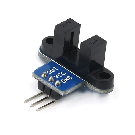 aitrip 10 pcs speed measuring sensor ir infrared slotted optical optocoupler module photo