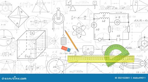 School Background Formulas And Drawings Scientific Research Physics