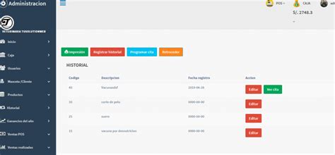 sistema de una clinica veterinaria en php mysql compra código fuente