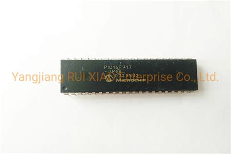 pic16f917 i p 8 bit cmos flash microcontroller dip 40 single chip