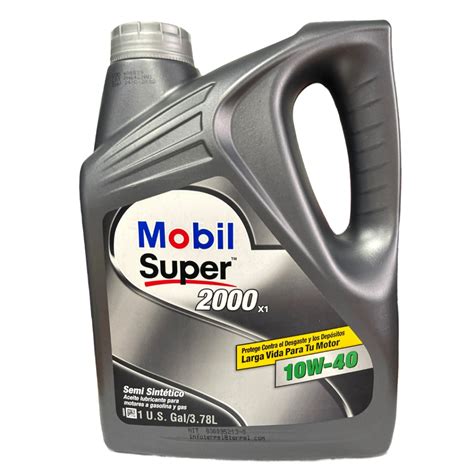 Aceite Mobil Super 2000 10w40 Gl Llantas Y Llantas