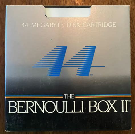 Vintage 44mb Iomega Bernoulli Box Ii Disk 5 25 Cartridge Storage Media