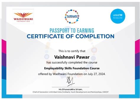 Im Excited To Share That Ive Just Completed An Enriching Employability Skills Foundation