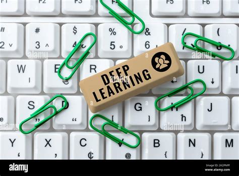 Text Sign Showing Deep Learning Business Approach Hierarchical