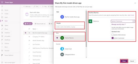 How To Share The Canvas PowerApp And Model Driven App