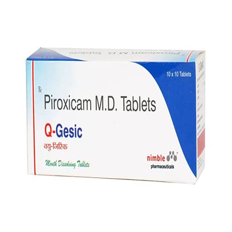 Q Gesic Tablets Nimble Pharmaceuticals