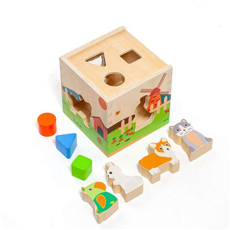 Cubo De Actividades De Madera Activity Cube Juguetes Molto