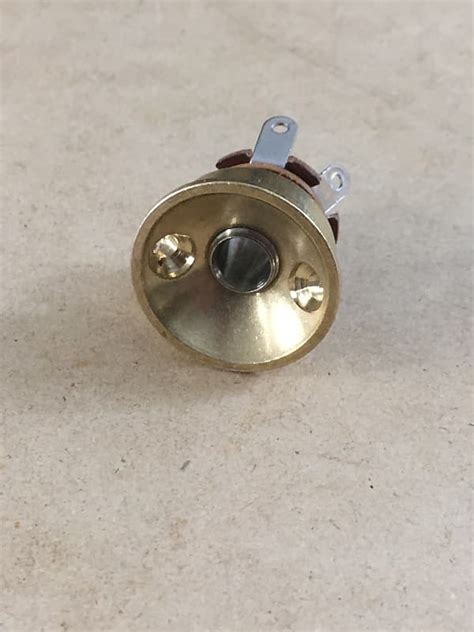 Gold Relic Tele Electro Socket Output Jack Cup Guitar Tele Reverb