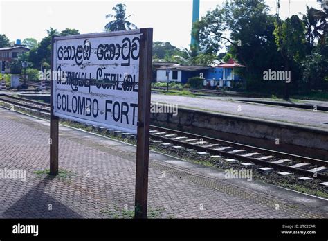 Colombo Fort Is The Main Railway Station In Sri Lanka Trains Run Daily