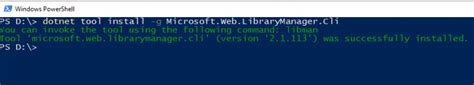 working with packages and libraries in asp core