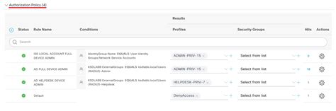 cisco ise configuring radius authentication for device administration