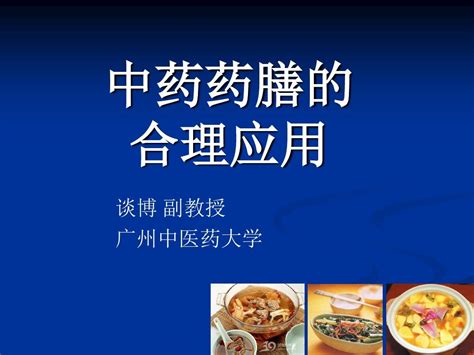 中药药膳的合理应用word文档在线阅读与下载无忧文档
