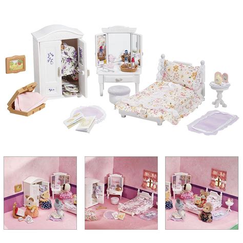 Introducing The Calico Critters Girl Lavender Bedroom
