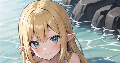 エルフ 水着エルフ16 フィーリエのイラスト Pixiv