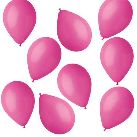 Fuchsia Pink Bio Mini Latex Balloons 13cm 5 In Pack Of 50 Partyrama