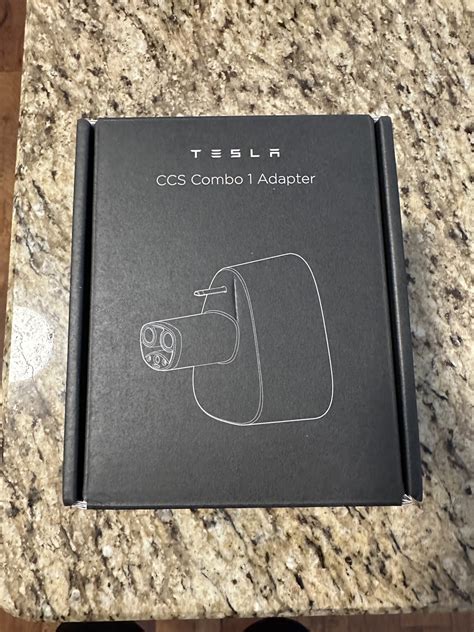 Authentic Oem Tesla Ccs1 Adapter 300 Shipped Tesla Motors Club