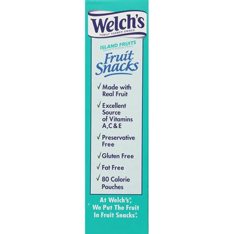 Welchs Fruit Snacks Island Fruits Value Pack 22 Each Instacart